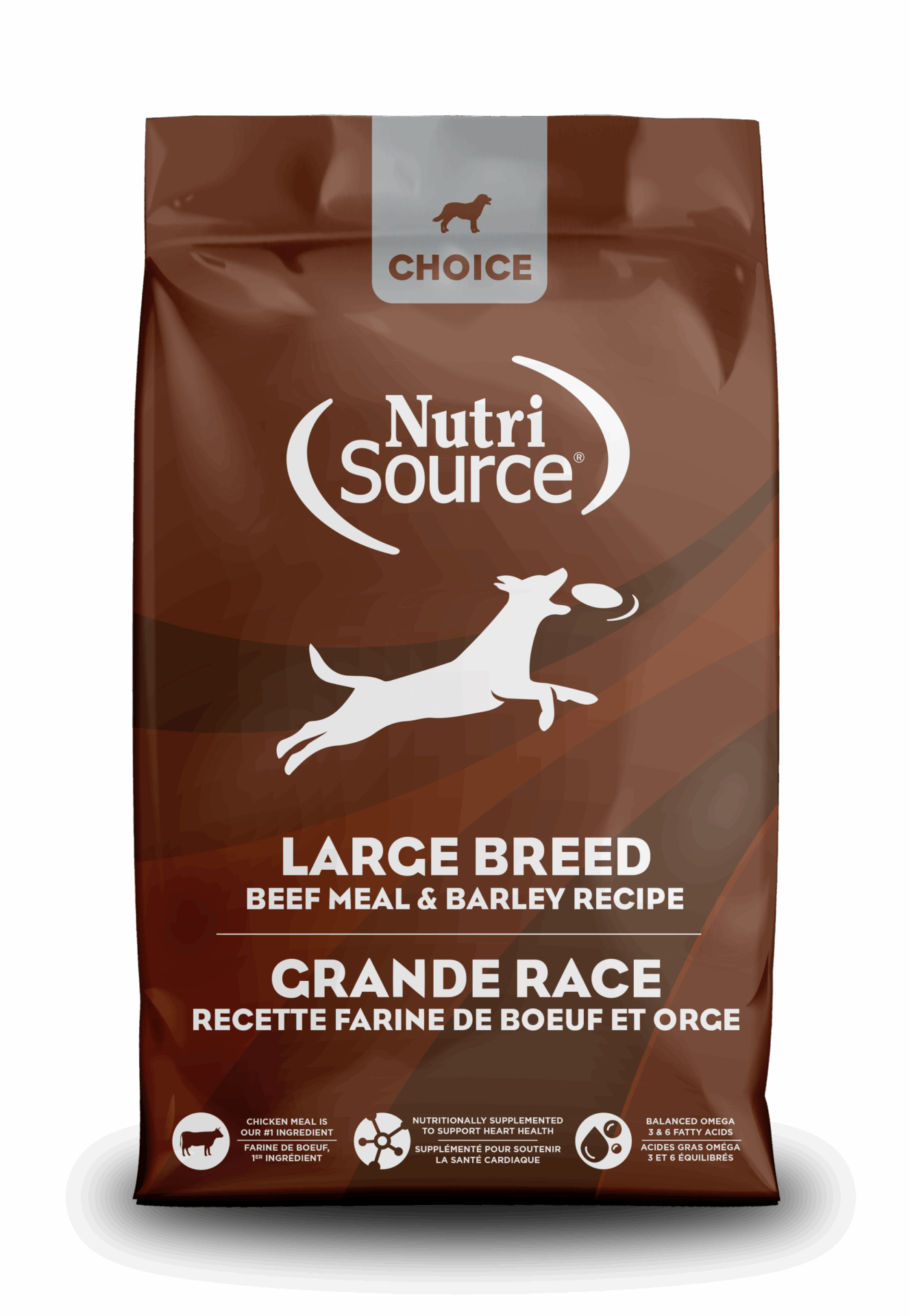 Affordable Dog Food | Large Breed Choice Beef | NutriSource